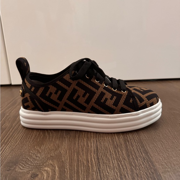 Fendi | Shoes | Fendi Ff Mesh Platform Sneakers | Poshmark
